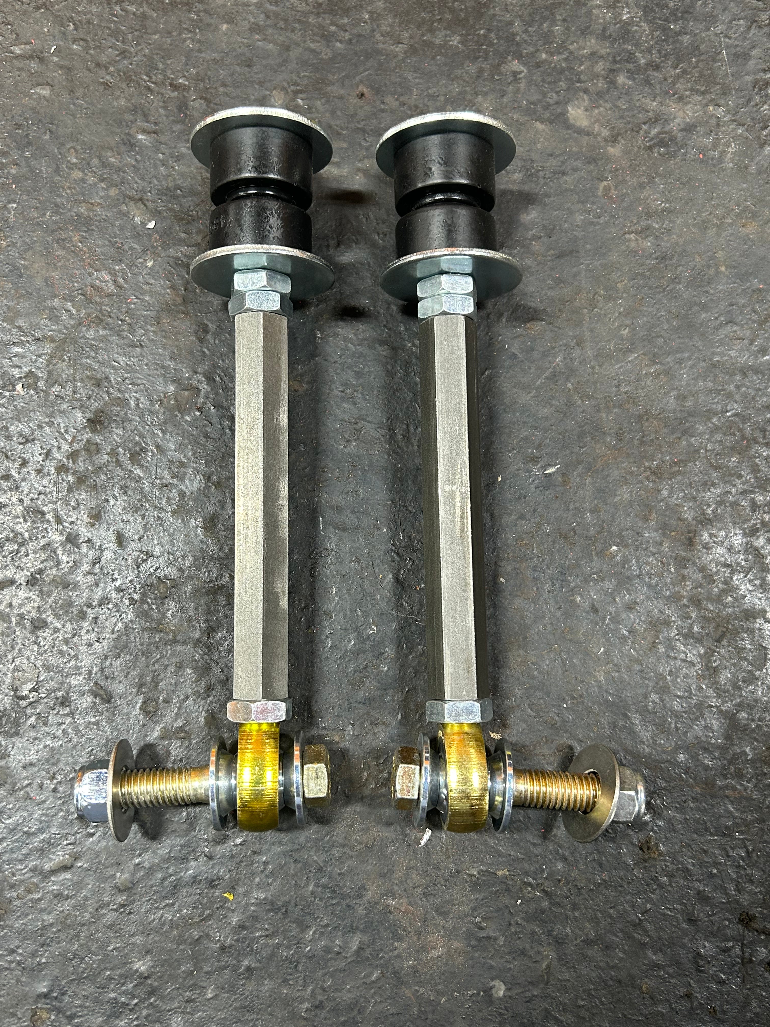 (Type RT) Adjustable Bolt on Sway Bar Link Kit for Lowered Dodge Dakot ...